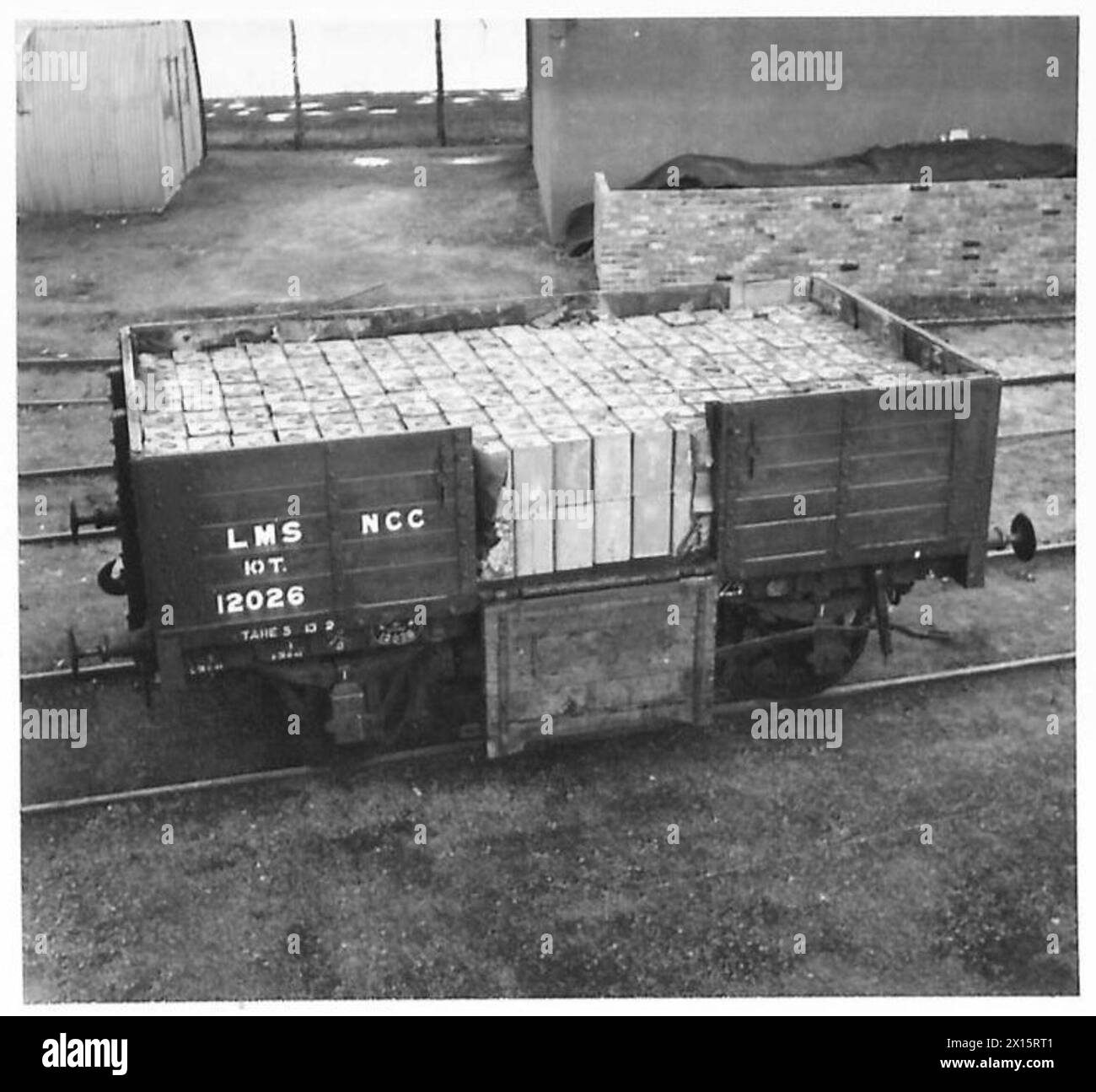 ATS WORK AT PETROL DISTRIBUTING CENTRE - Truck loaded with filled cans ...