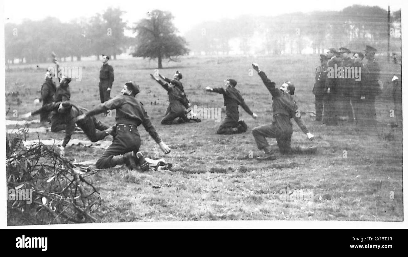 Hand grenade practice drill Black and White Stock Photos & Images - Alamy