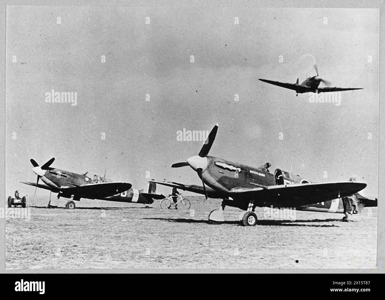 SPITFIRES DONATED BY KENYA CHIEFS IN OPERATION WITH R.A.F. - 7678. The ...