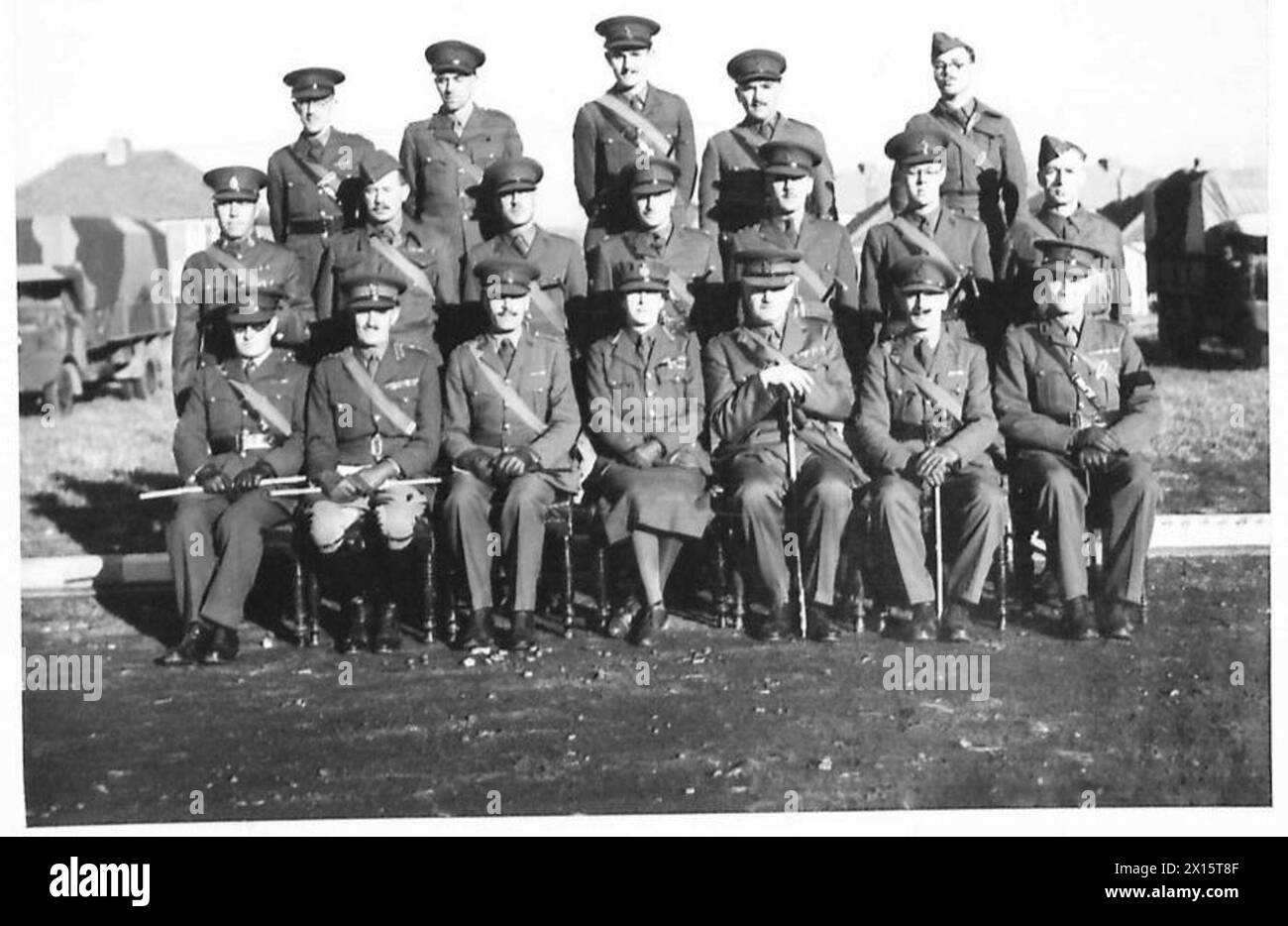 H group of officers Black and White Stock Photos & Images - Alamy