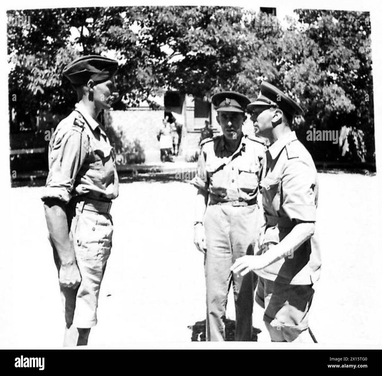 H.M. THE KING IN NORTH AFRICA - His Majesty meets an old servant ...