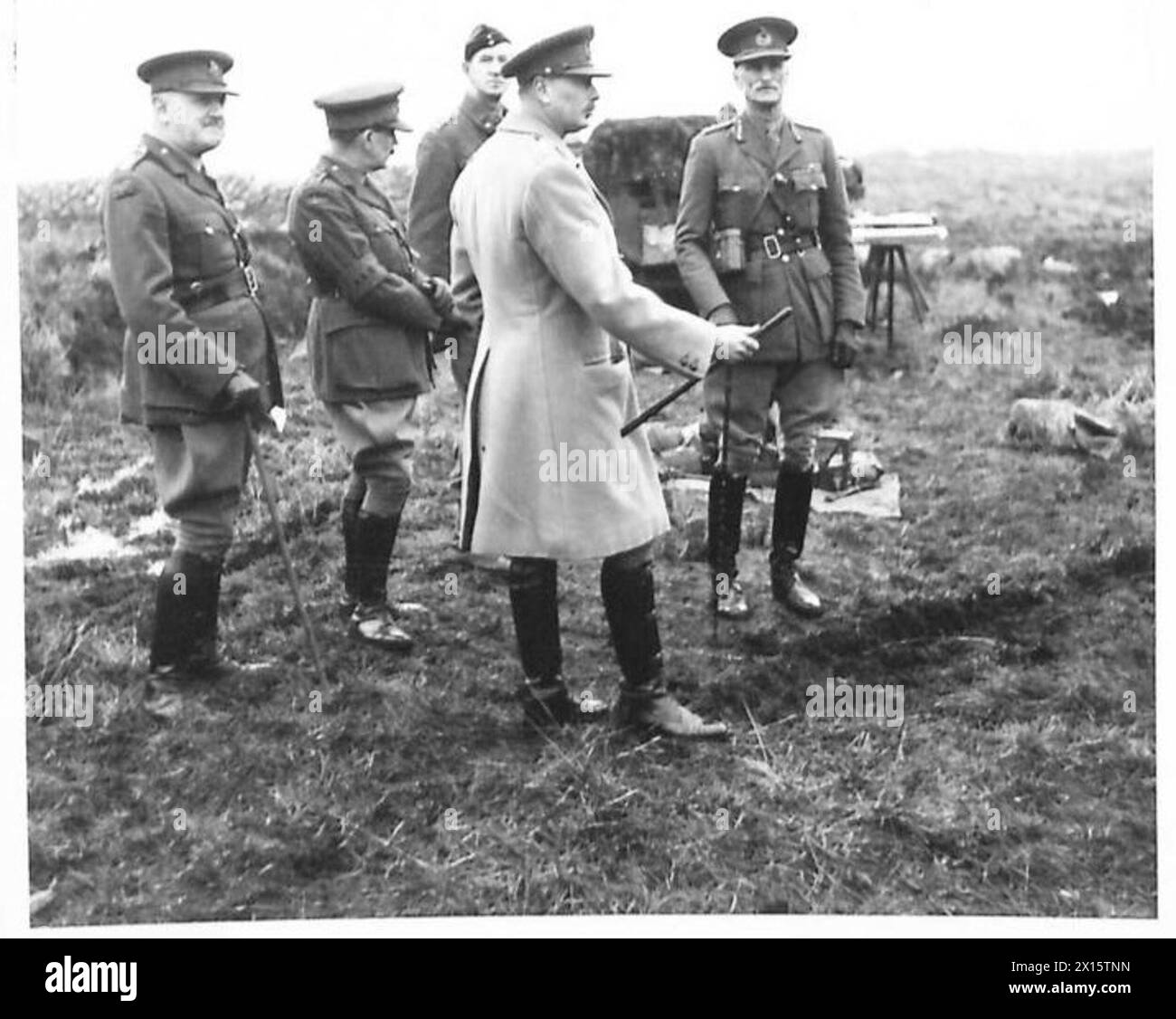 H.R.H. THE DUKE OF GLOUCESTER IN NORTHERN IRELAND - H.R.H. watches ...