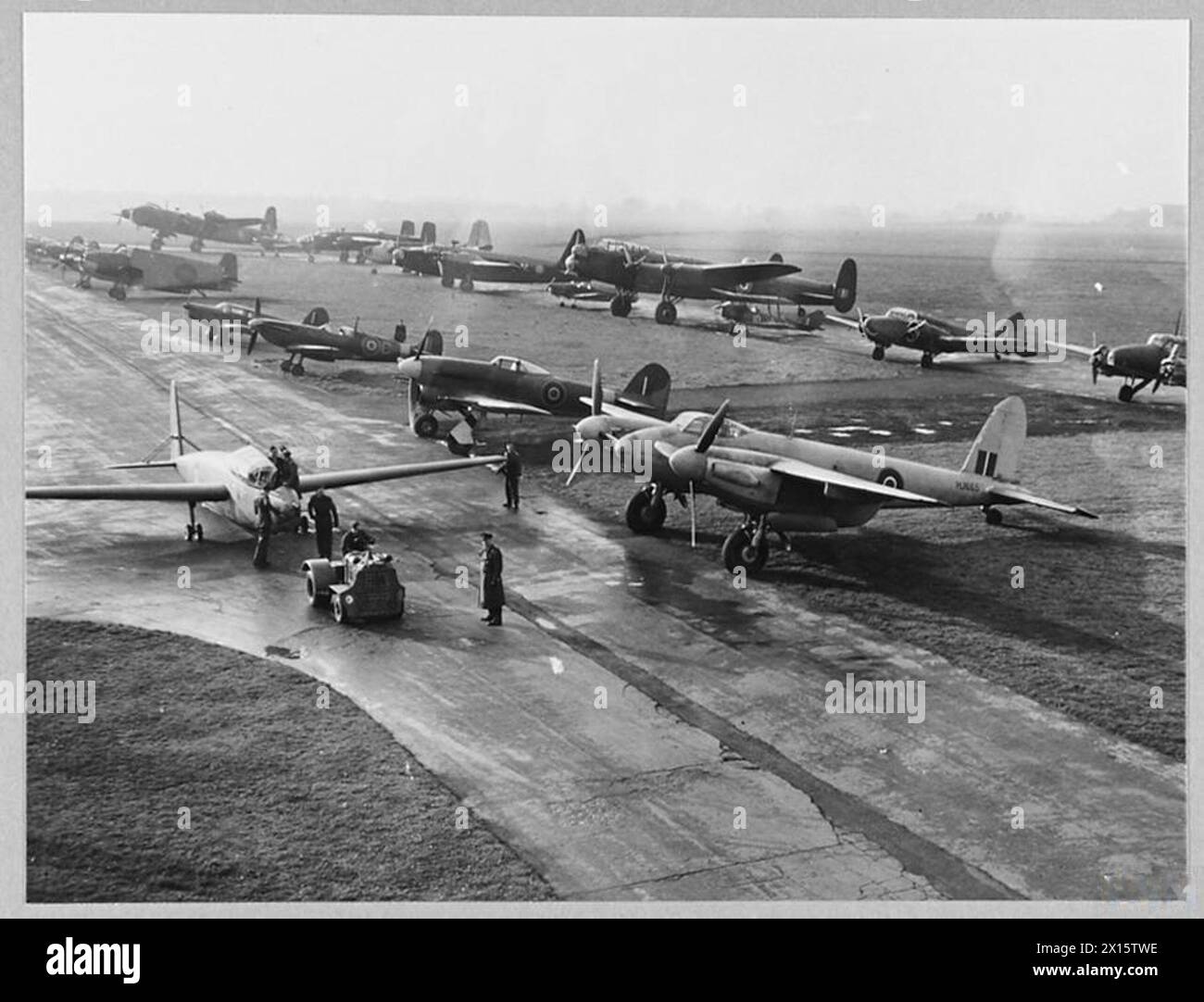 Multiple aircraft types including Mosquito, Typhoon, Spitfire, Proctor ...