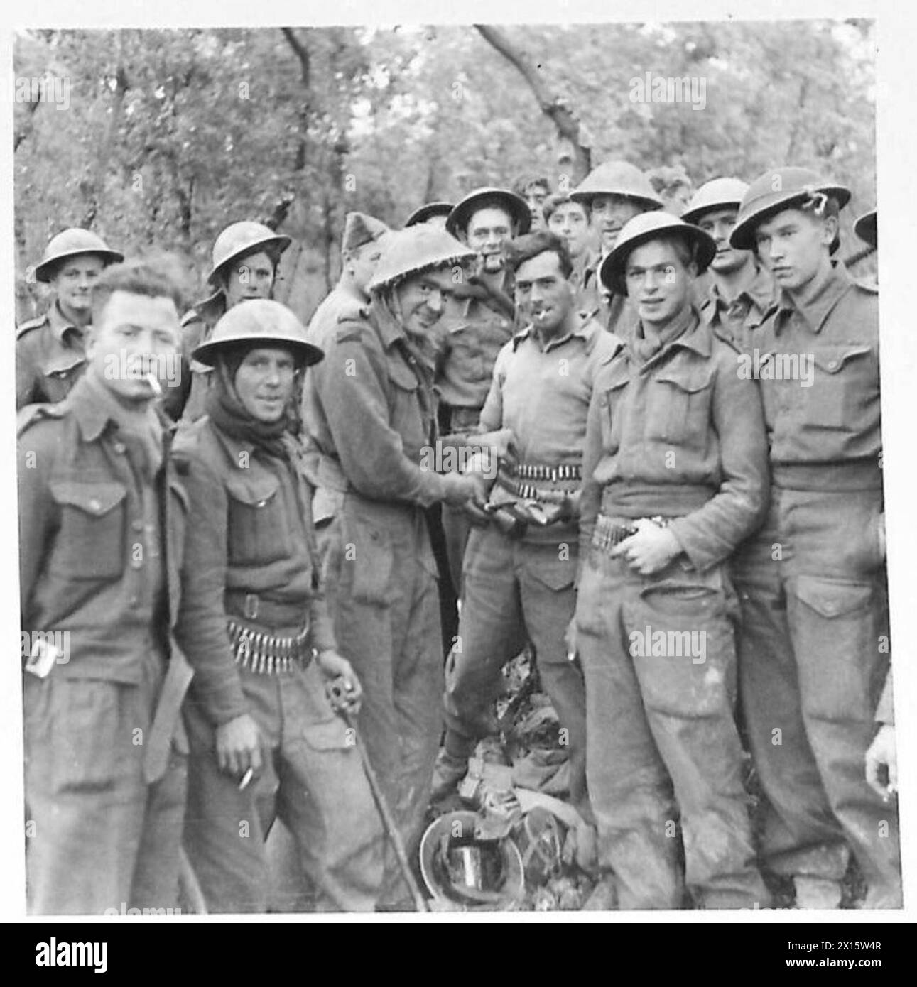 1st Battalion Royal Fusiliers, mostly Londoners, photographed with ...