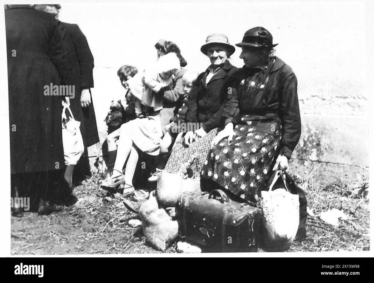 PRINTING FREE NEWSPAPER - Old and young resting while waiting their ...