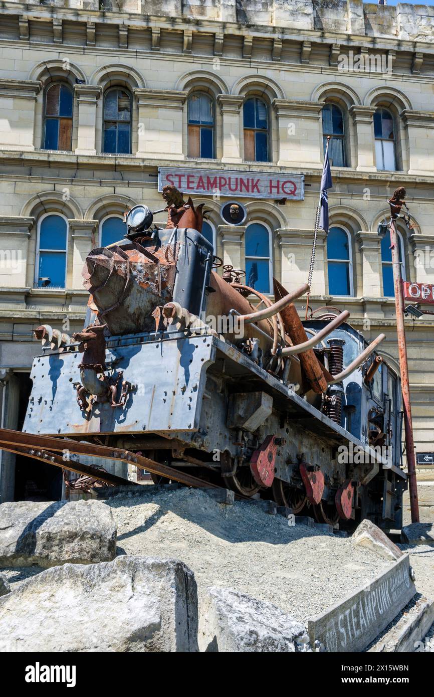 Steampunk HQ, Oamaru, Otago, South Island, New Zealand Stock Photo - Alamy
