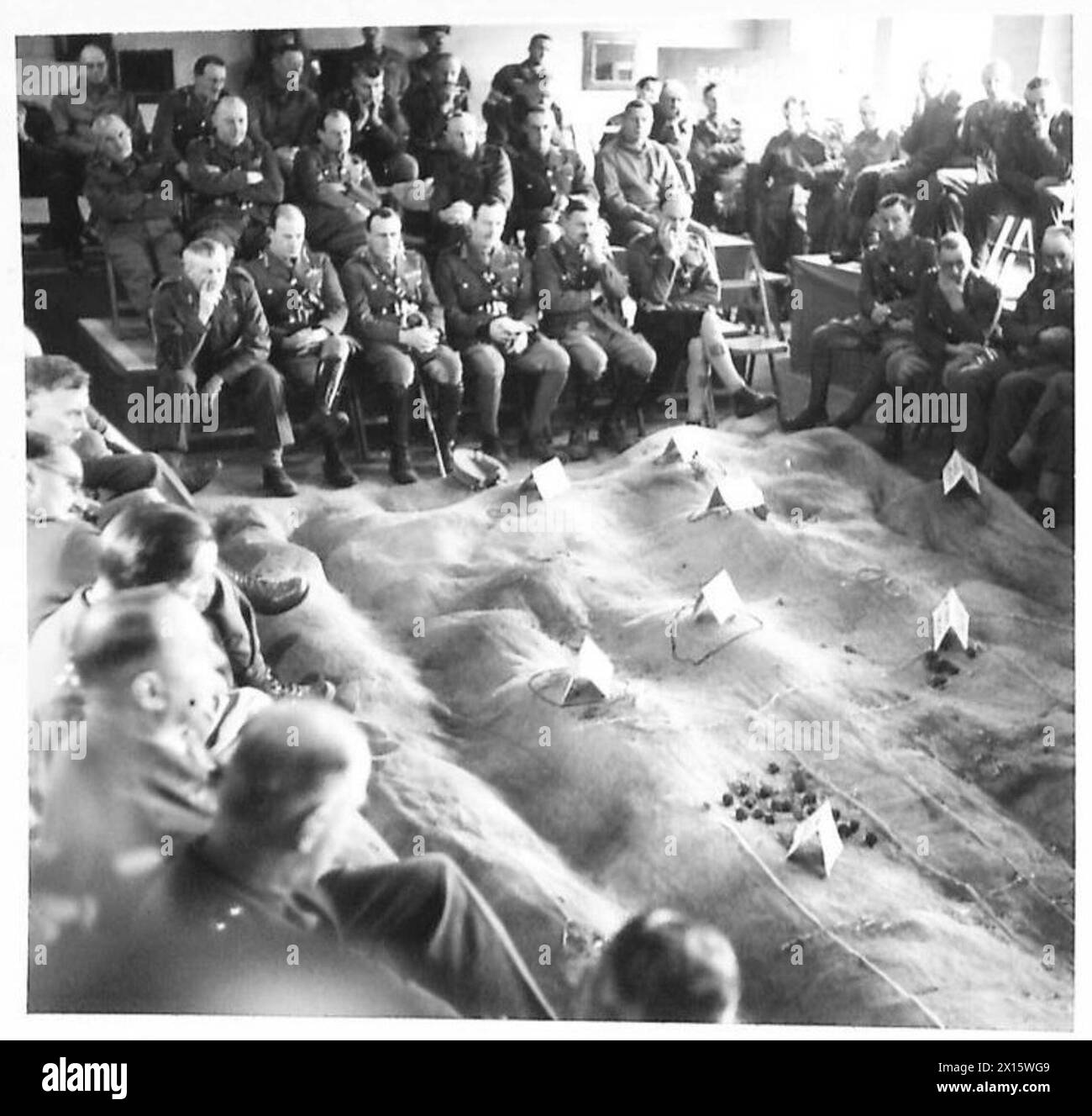 Commanders plan Black and White Stock Photos & Images - Alamy