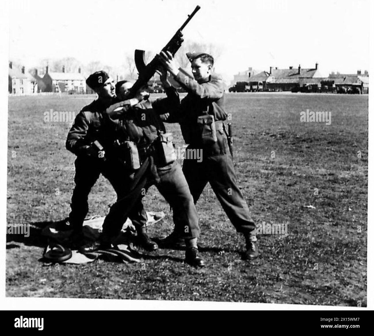 Tripod on shoulder Black and White Stock Photos & Images - Alamy