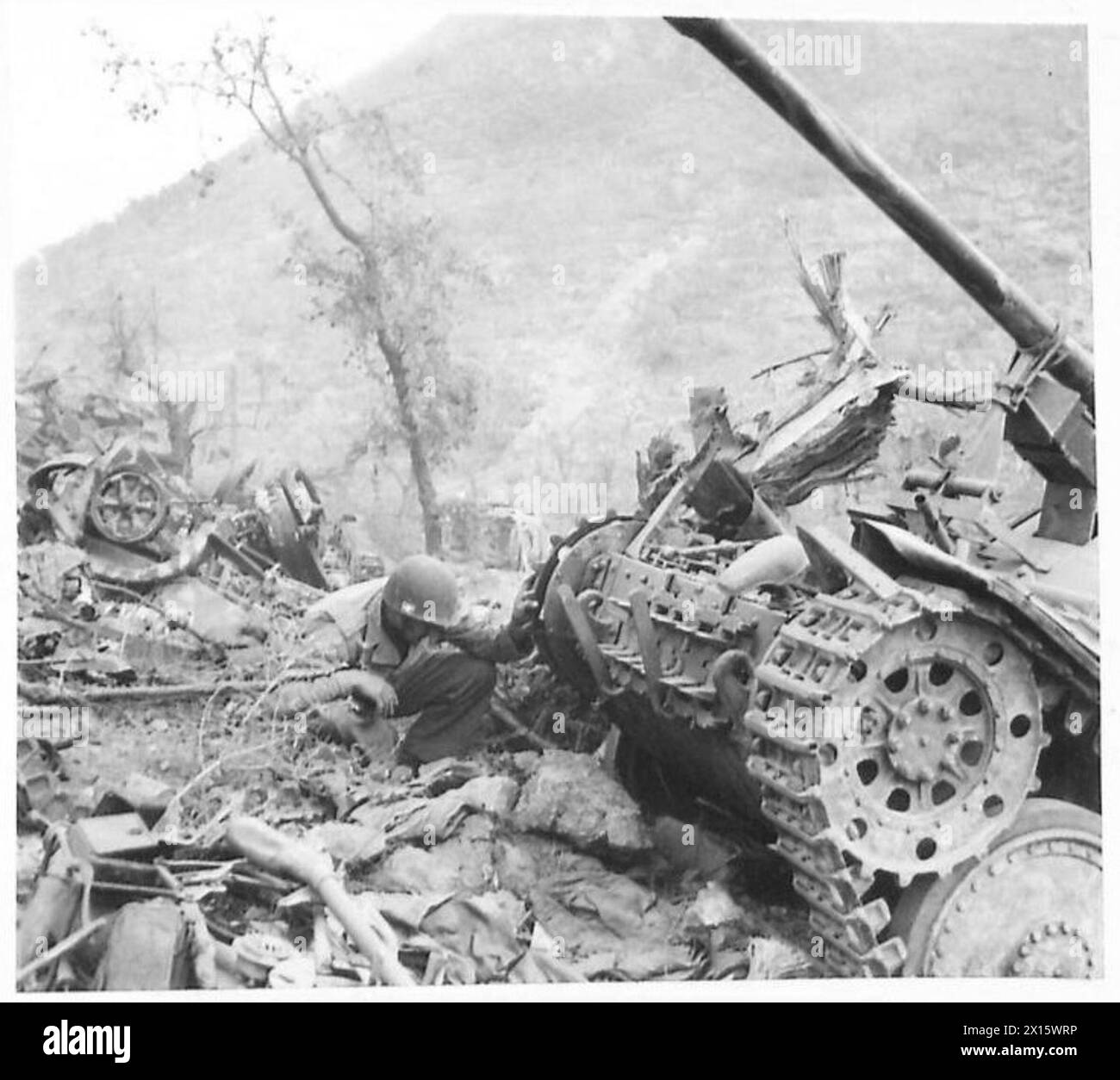 Infantry vehicles allied forces Black and White Stock Photos & Images ...