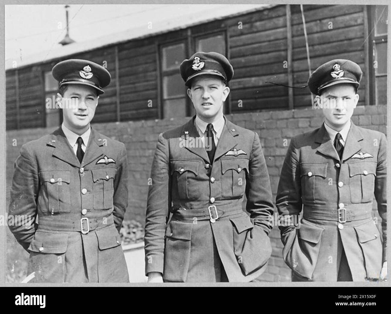 FIGHTERS PILOTS OF THE R.A.F. - Left to right - Pilot Officer R.H ...