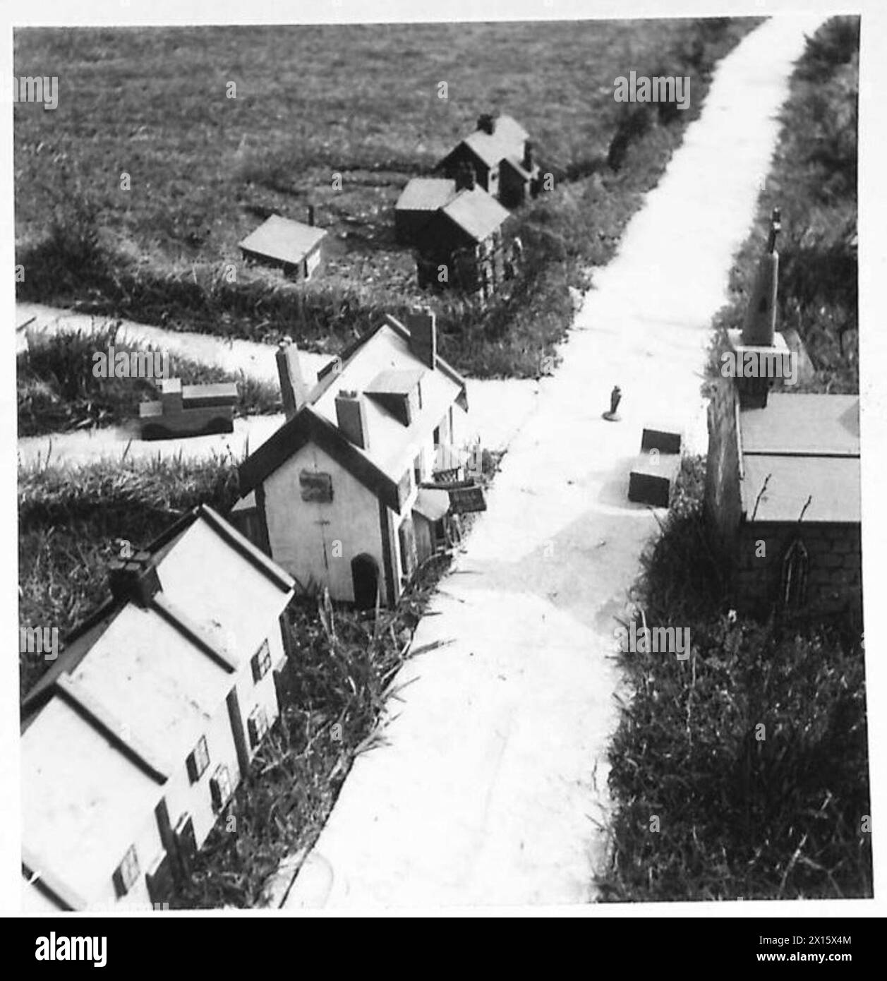 Miniature village Black and White Stock Photos & Images - Alamy