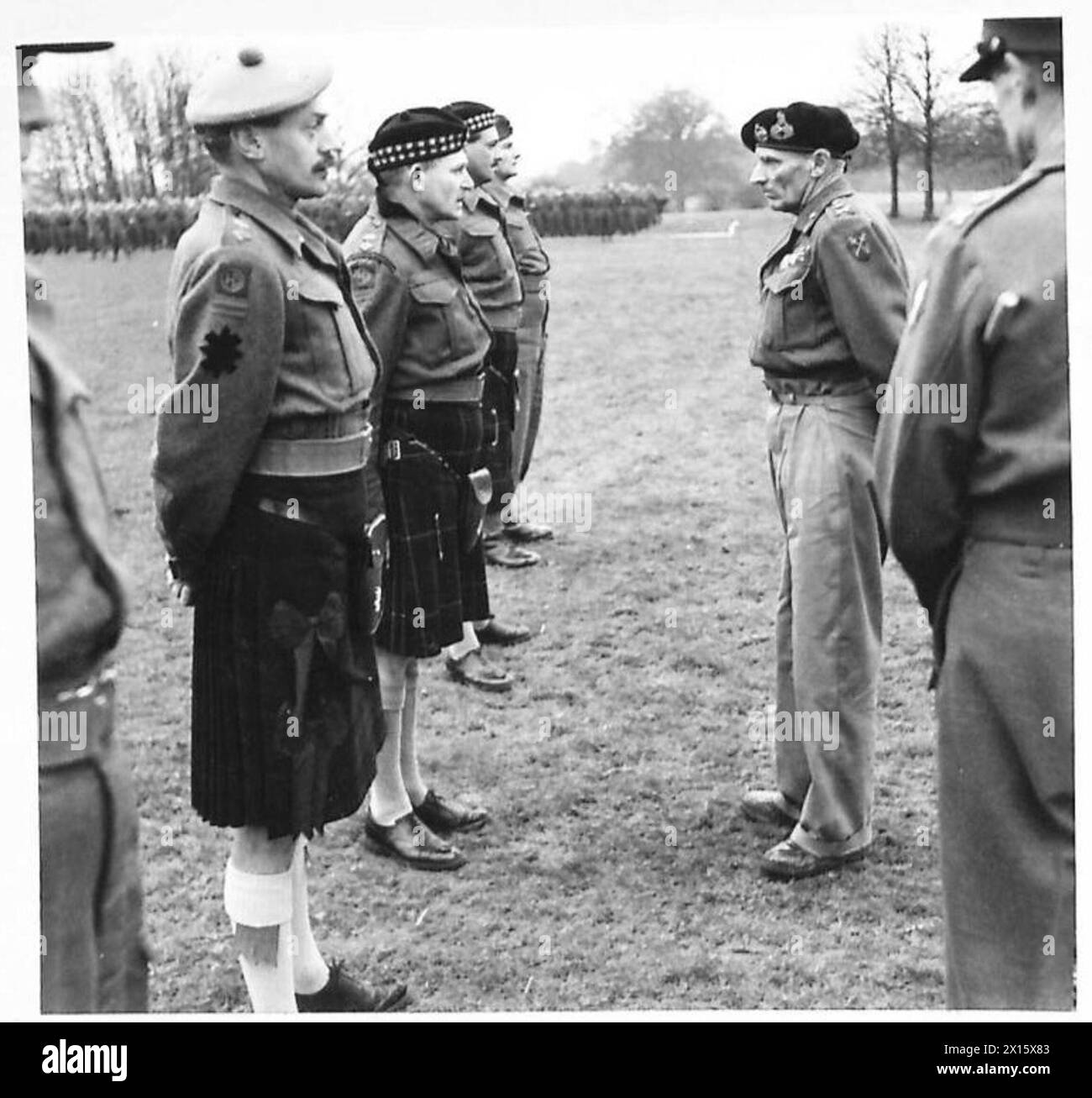 GENERAL MONTGOMERY S TOUR OF 21ST ARMY GROUP - General Montgomery ...