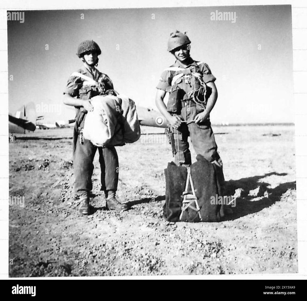 PARACHUTE PATHFINDERS - Chest harness and load, an invention of 1st ...
