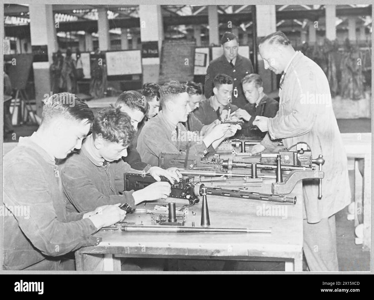 AIRCRAFT APPRENTICES OF THE R.A.F. - [1017] Apprentice armourers under ...