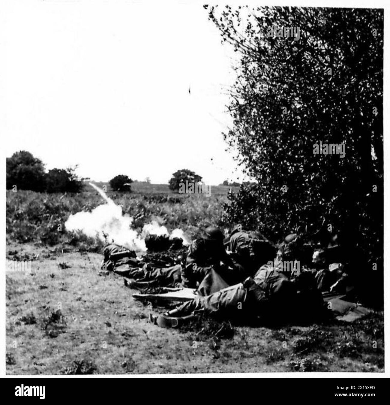 HOME GUARD STRETCHER BEARER COMPETITION - Wounded being rendered first ...