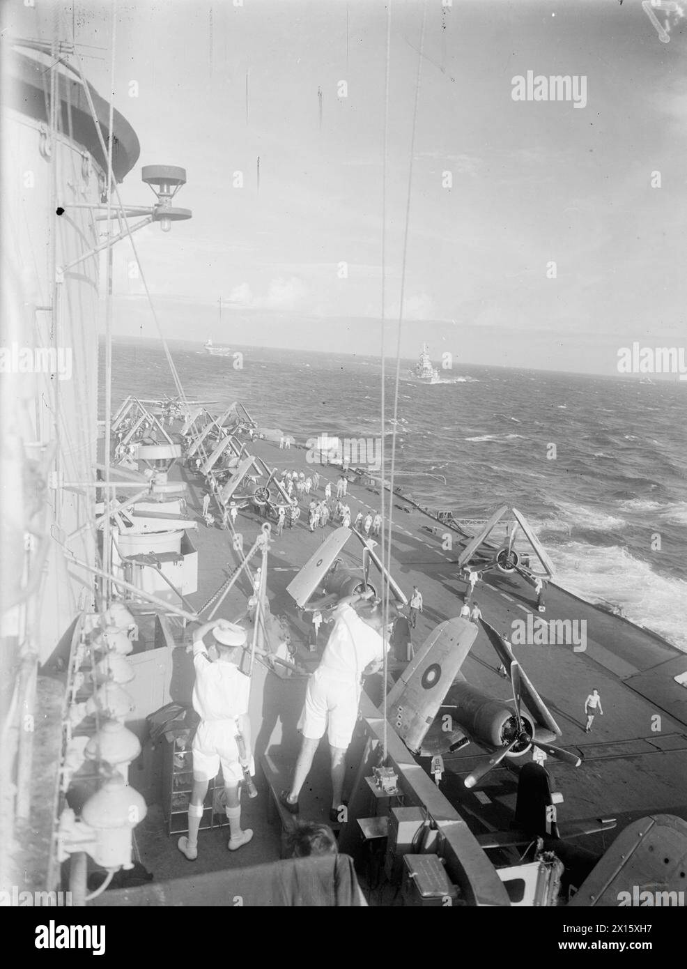 WITH THE ESCORT CARRIER HMS VICTORIOUS DURING THE SIGLI RAID. 18 ...