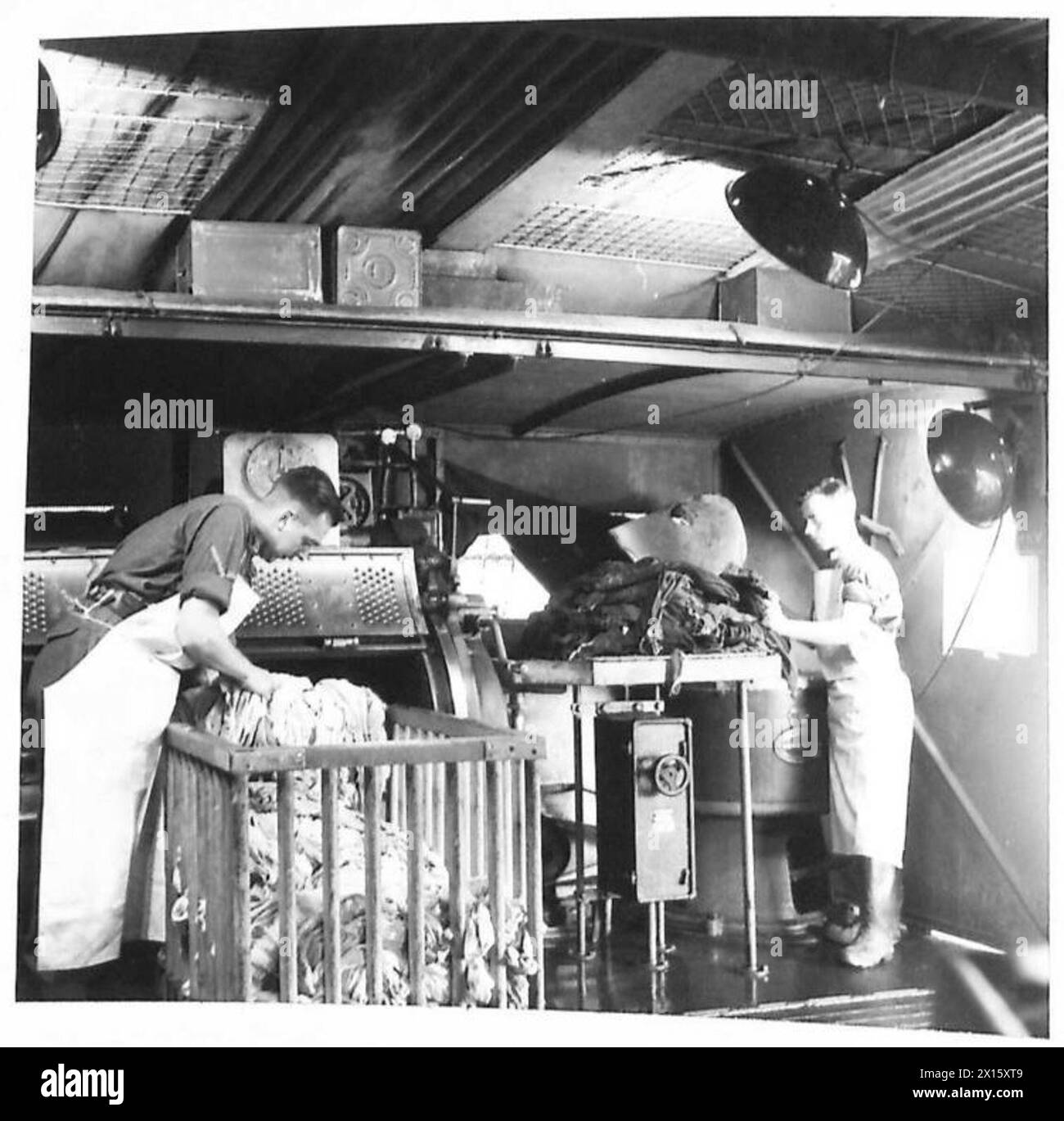 Laundry operations Black and White Stock Photos & Images - Alamy