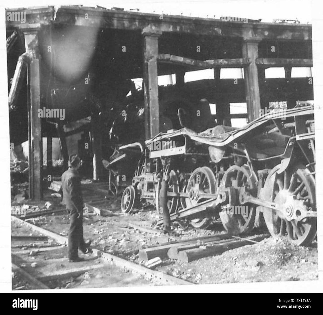 Locomotive engine shed Cut Out Stock Images & Pictures - Alamy