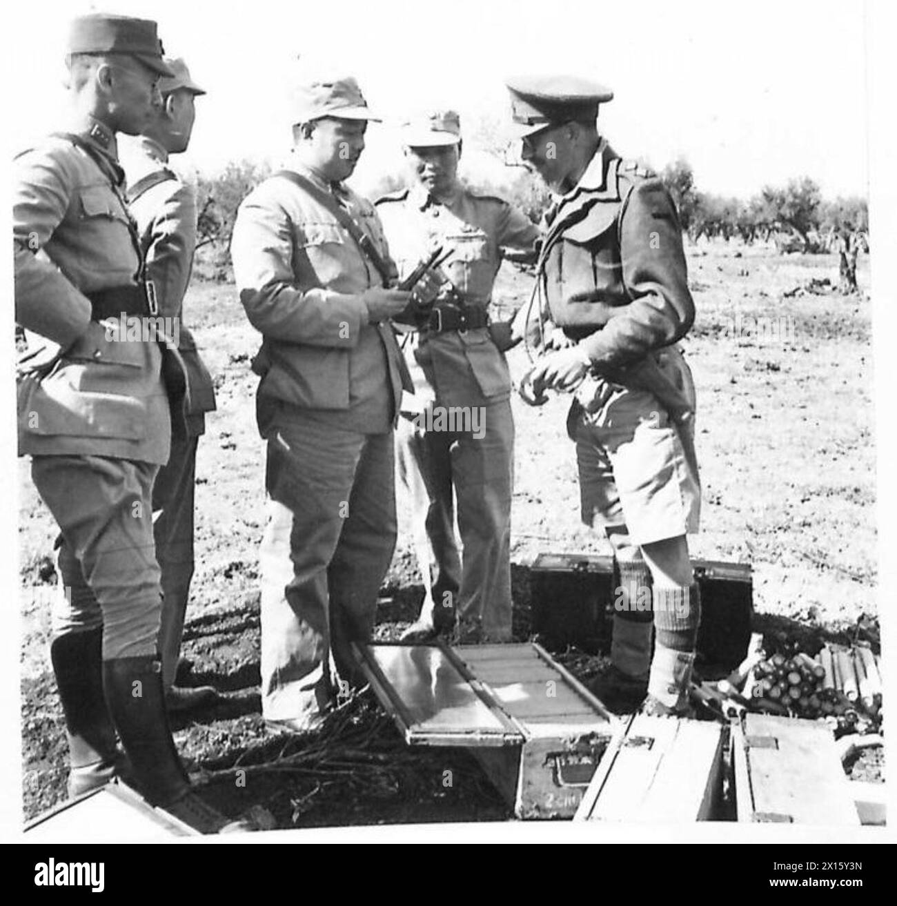 Chinese Military Mission in North Africa with General Hoo and General ...