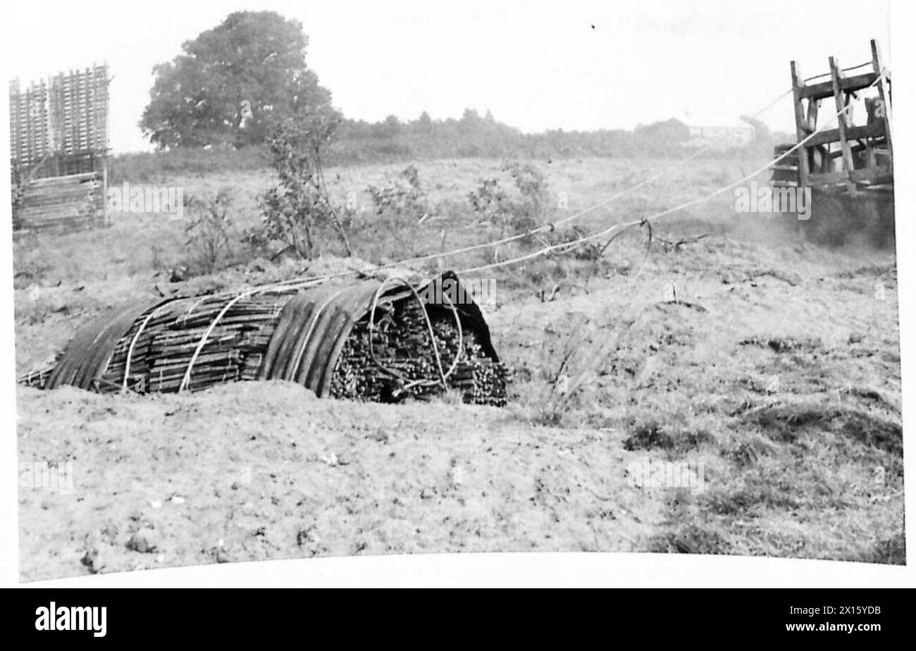 Anti tank ditch Cut Out Stock Images & Pictures - Alamy