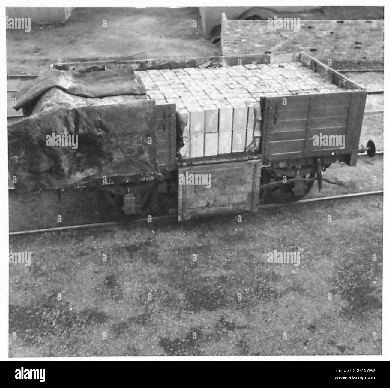 ATS WORK AT PETROL DISTRIBUTING CENTRE - Truck loaded with filled cans ...