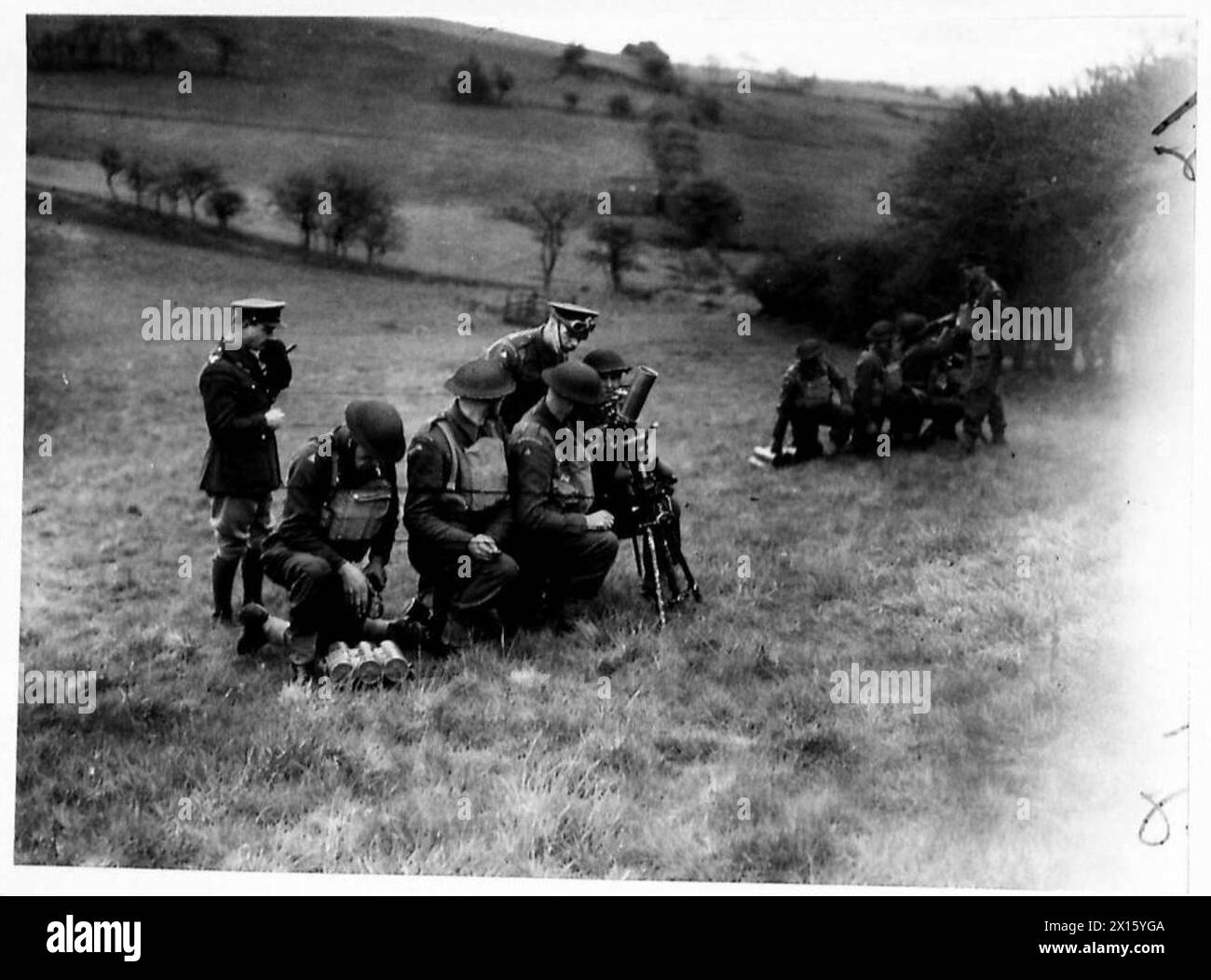 Exercise fire guards Black and White Stock Photos & Images - Alamy