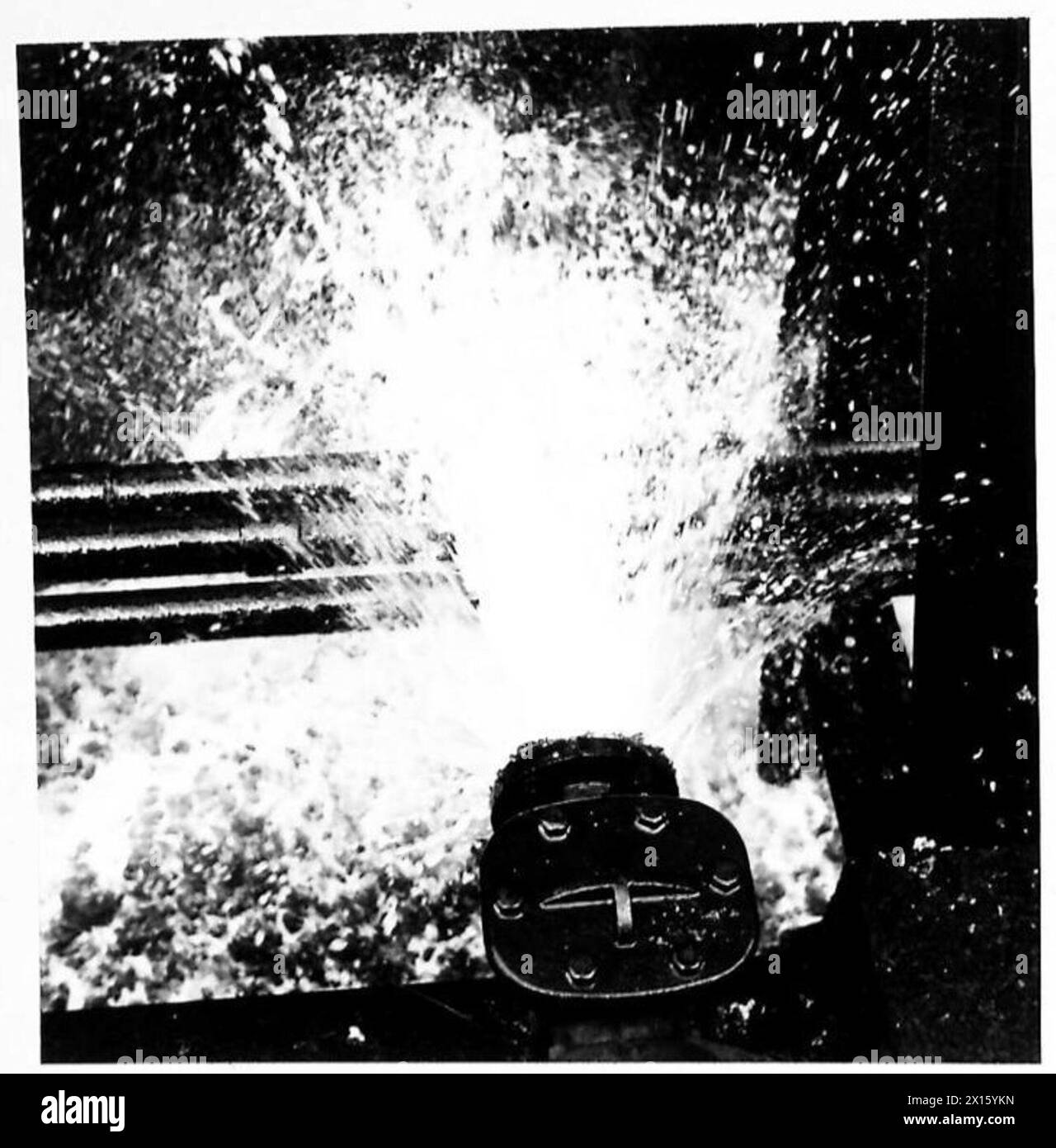 FLOATING DRY DOCK AT GARELOCHHEAD 75-TON LIGHTER IN DOCK - Water pumped ...