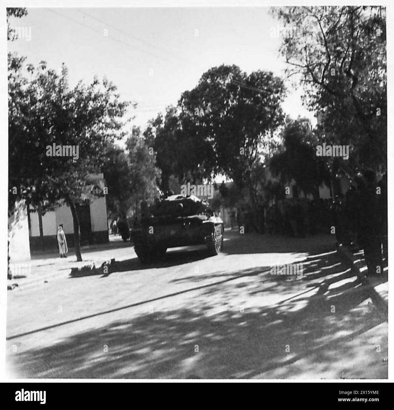 British First Army troops capture Kairouan, with the first tanks ...