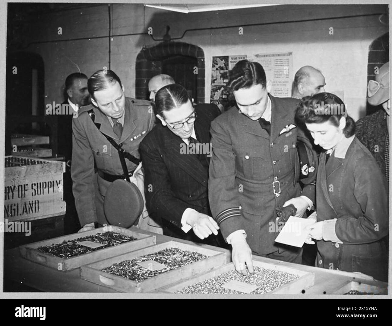 V.C. PILOT OPENS EX-JAIL MUNITIONS FACTORY - 7328 (Picture issued 1942 ...