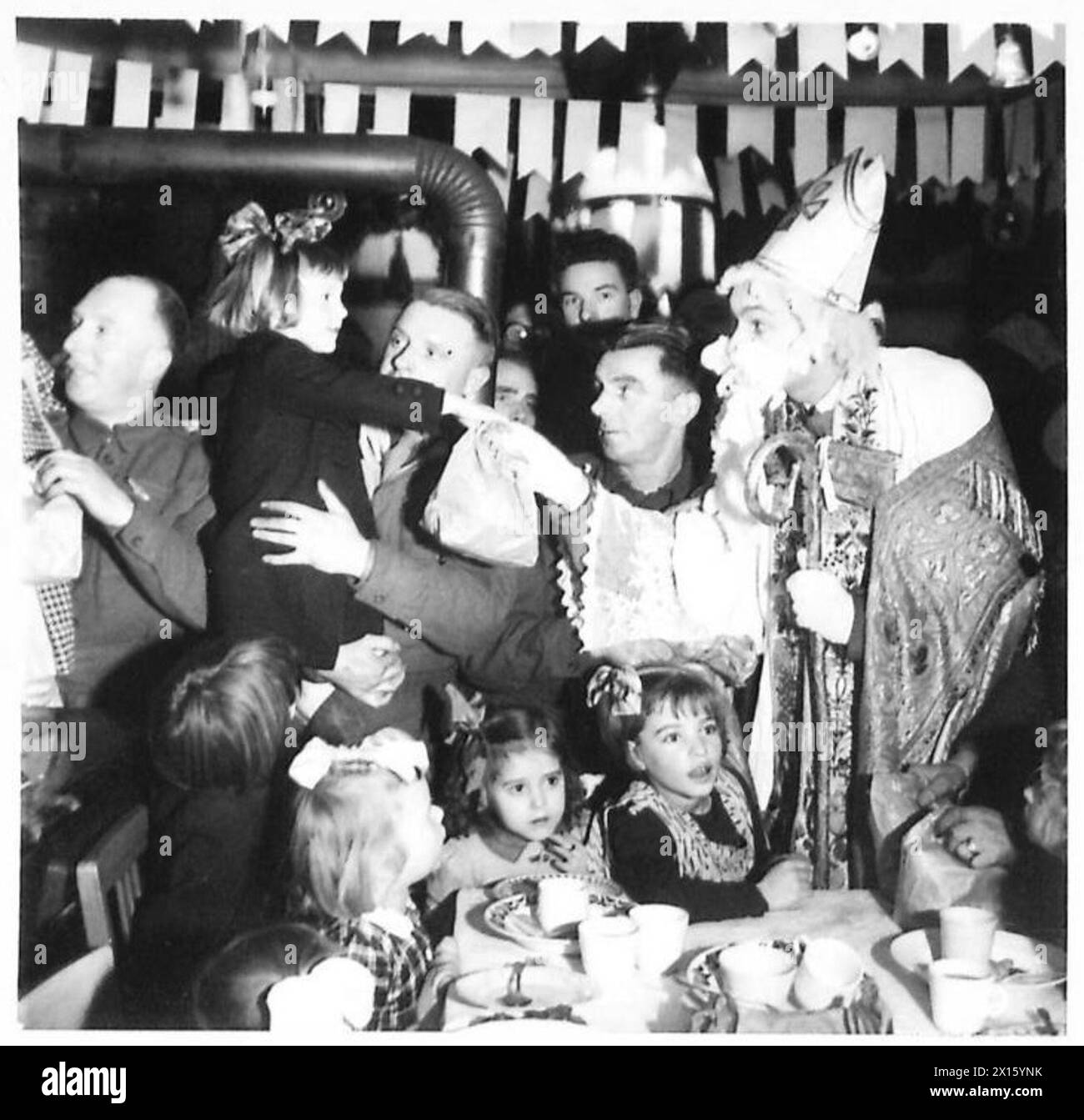 SAINT NICOLAS DAY - St. Nicolas handing out the presents to the ...