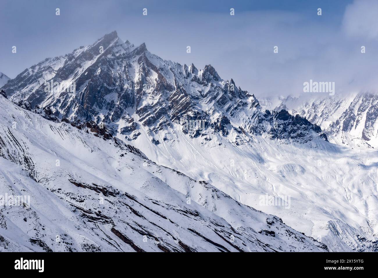 Himalayas – beautiful iconic landscape picture of the highest mountains ...