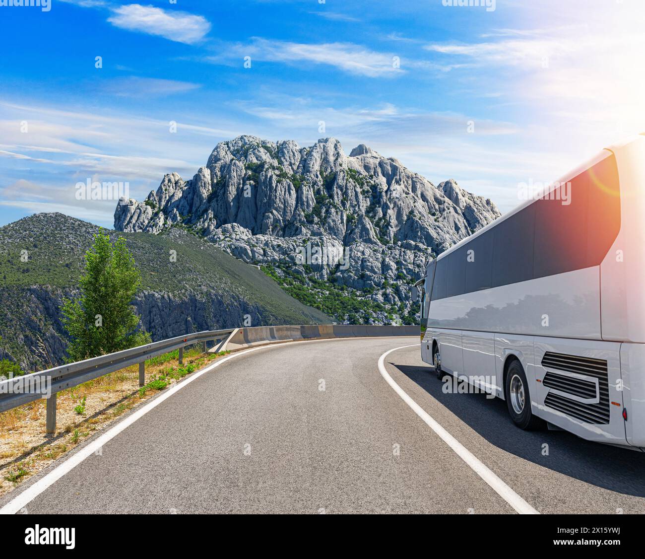 Landscape coach country road hi-res stock photography and images - Alamy