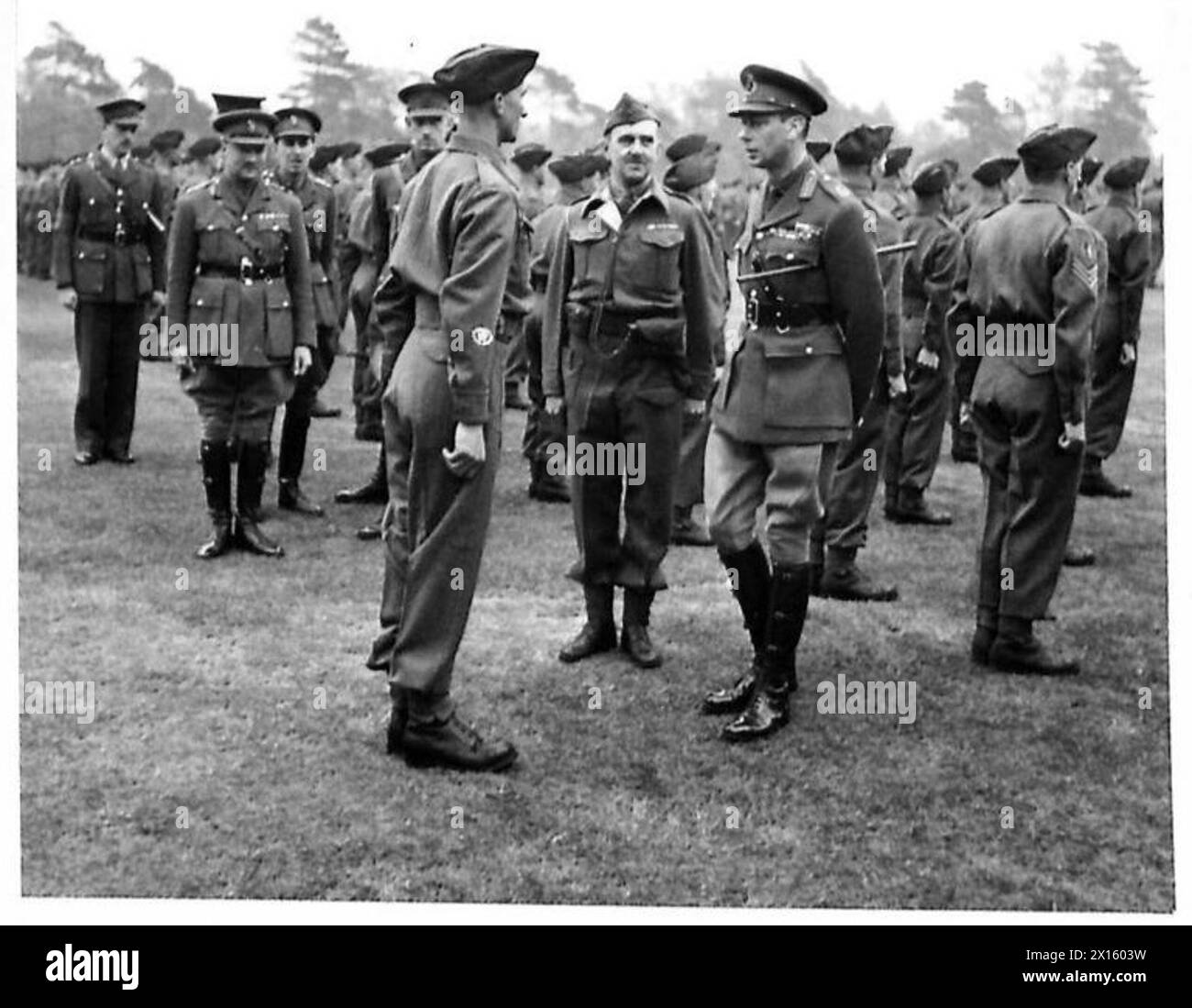 Regimental command sergeant major Black and White Stock Photos & Images ...