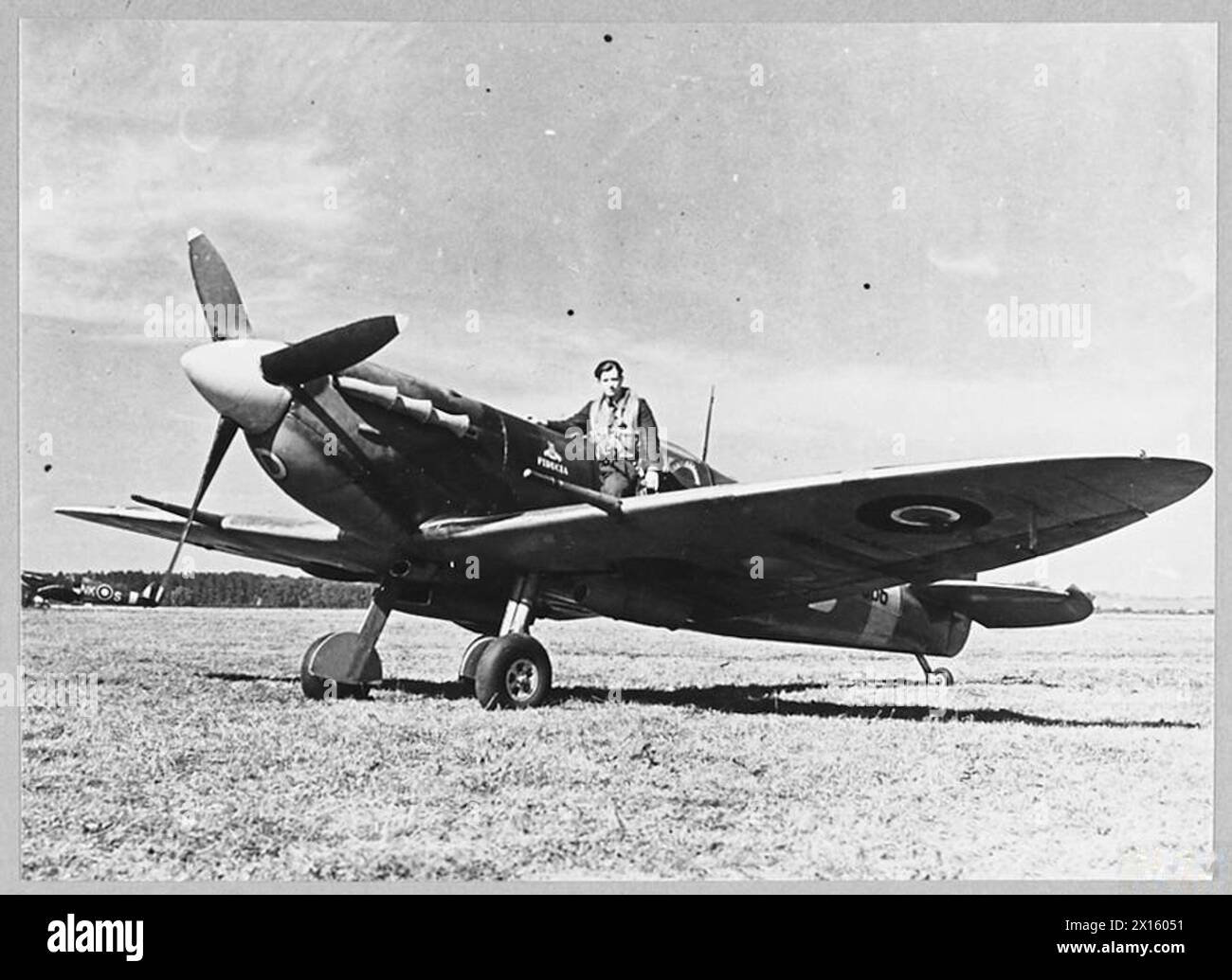 ROYAL AIR FORCE AIRCRAFT - Spitfire F Mk.5b, named Fiducia, of 118 ...