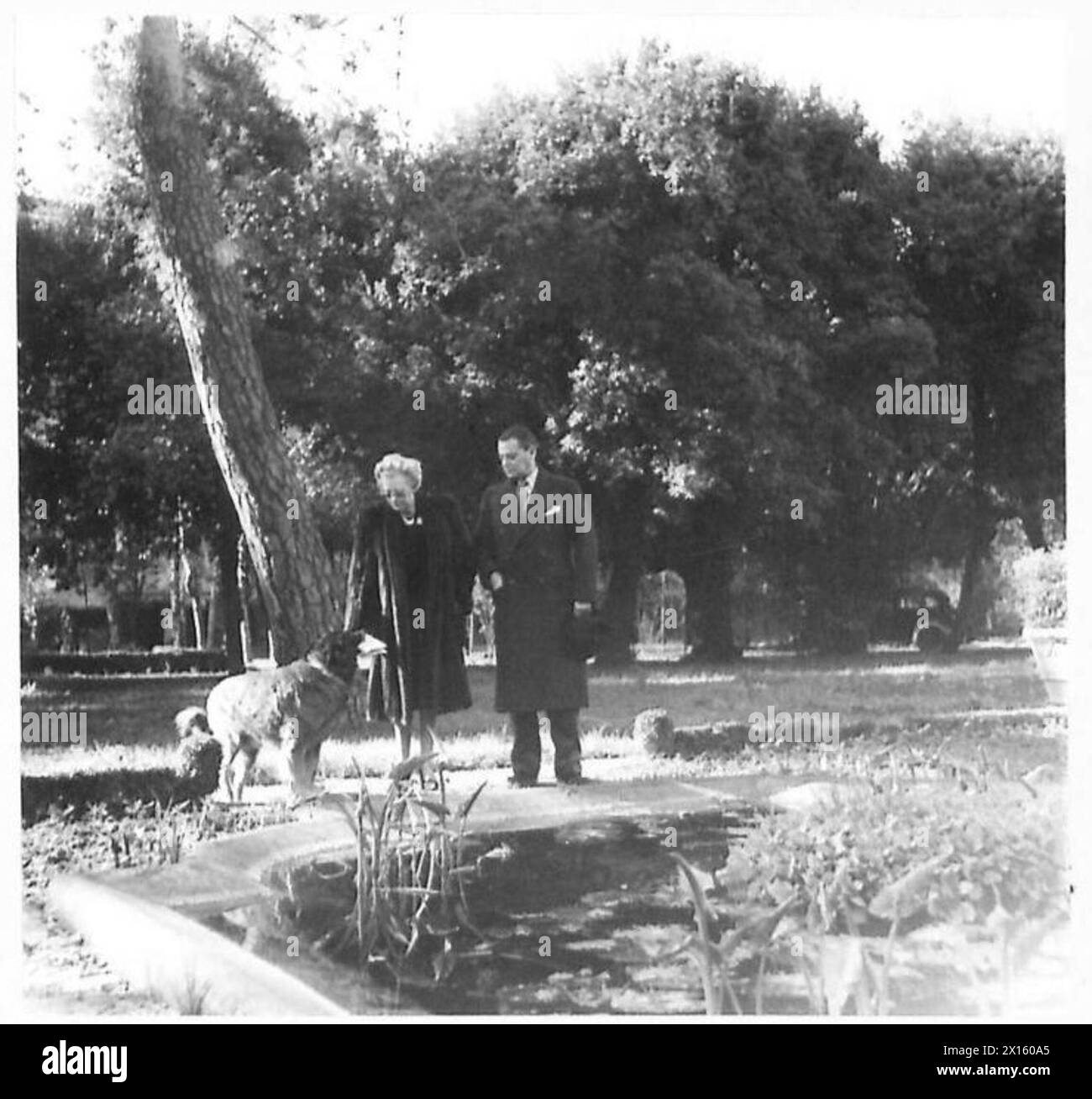 THE BRITISH EMBASSY, ROME - Sir Noel and Lady Charles with 'Siegfried ...