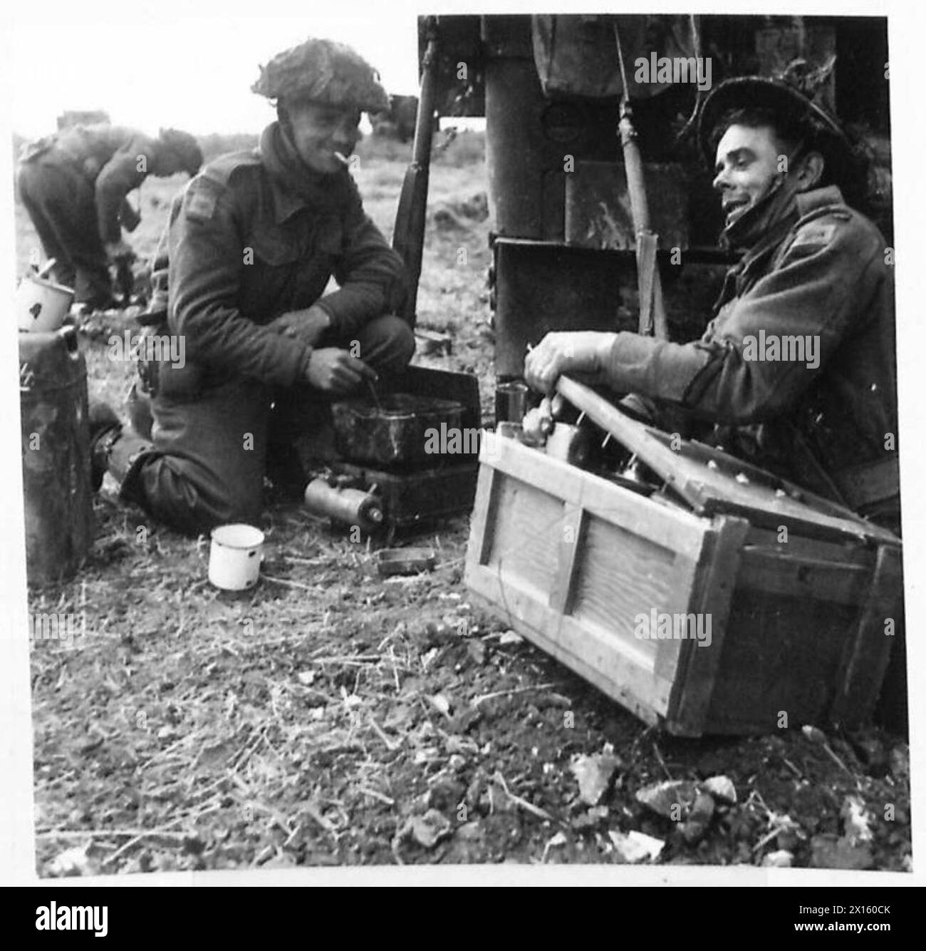 THE BATTLE FOR CAEN - L/Corporal Albert Ellis of Staines and Driver Reg ...