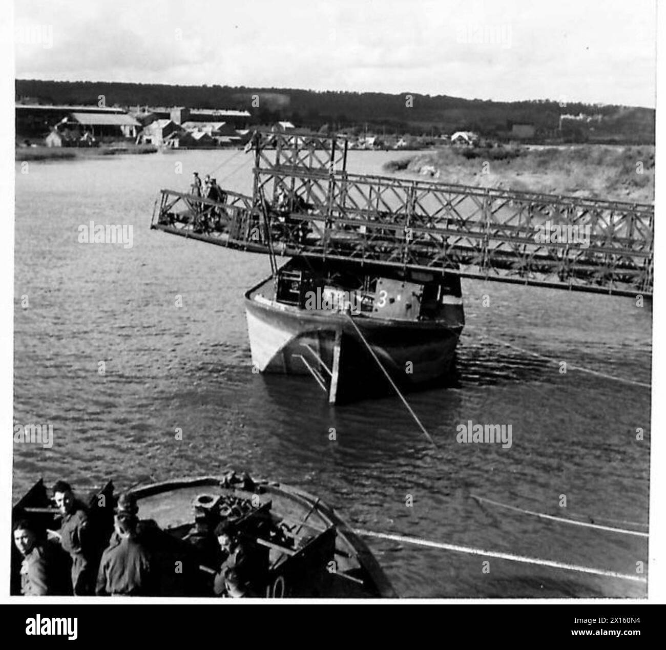 BAILEY BRIDGE CONSTRUCTION - The Bailey Bridge under construction ...