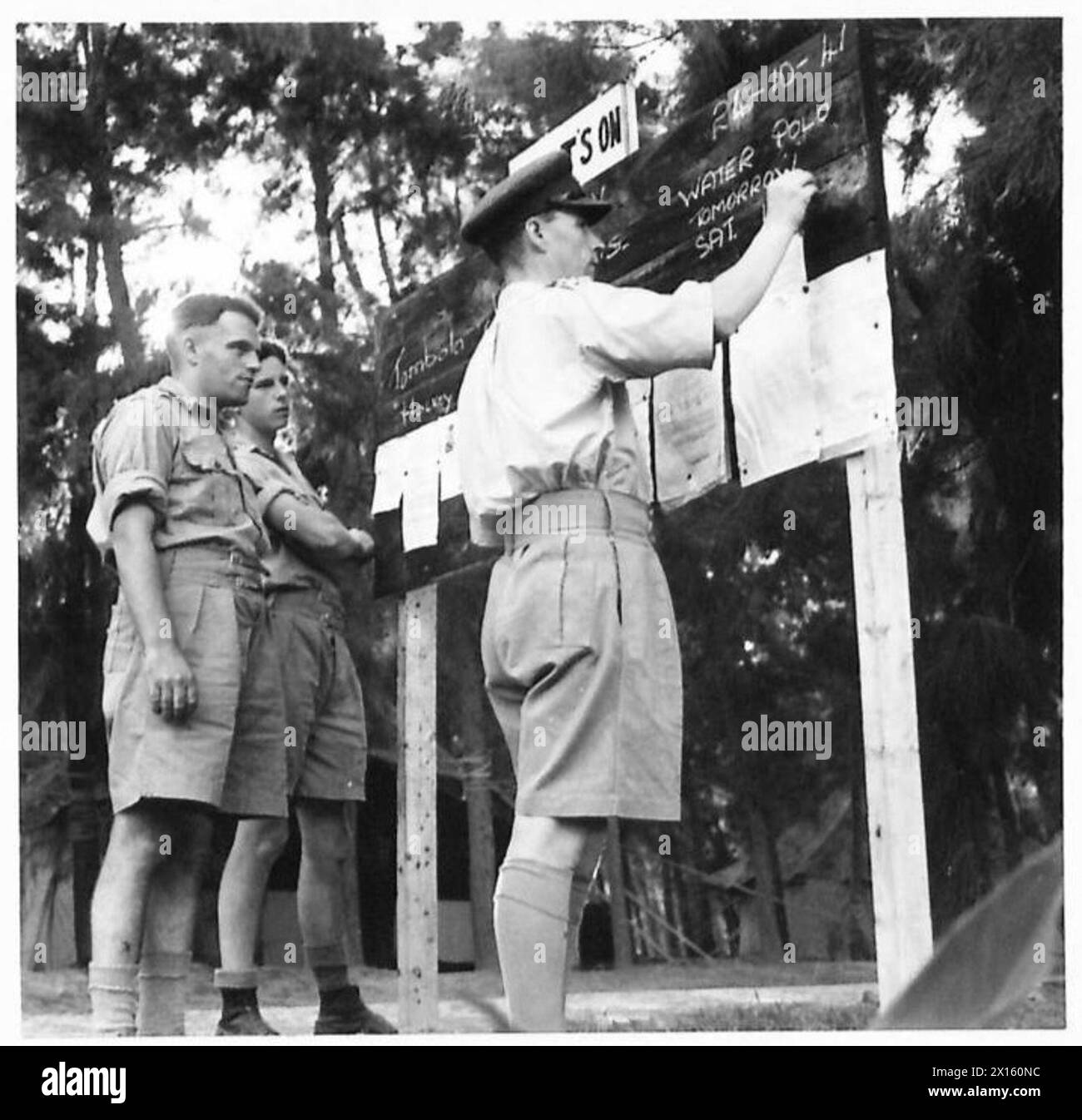 THESE PHOTOGRAPHS WERE TAKEN AT THE REQUEST OF MAJOR RUSTON OF "PARADE" - The Camp Adjutant ...