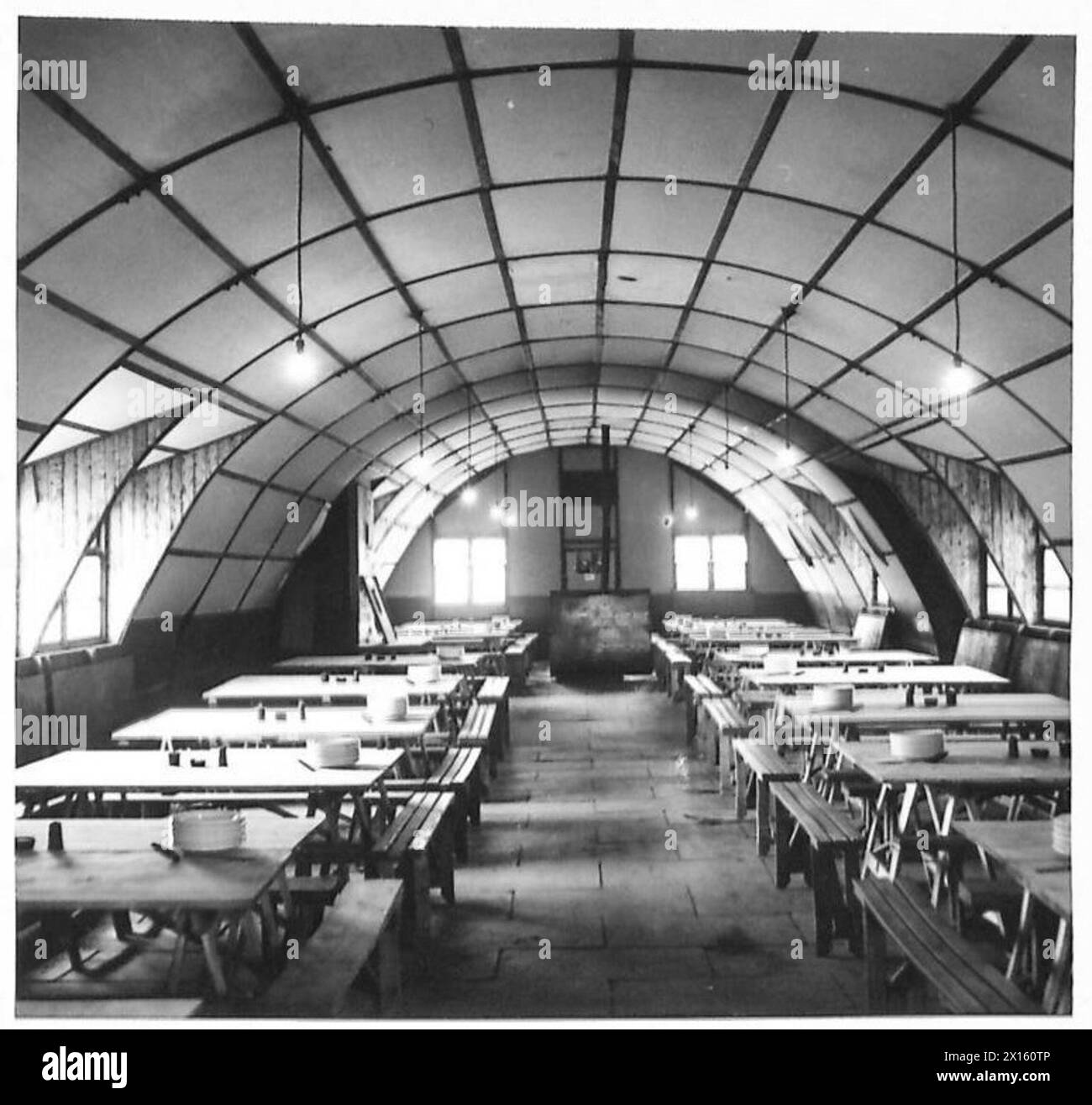 ROYAL ARMY ORDNANCE CORPS DEPOT - The main dining hall at the Depot ...