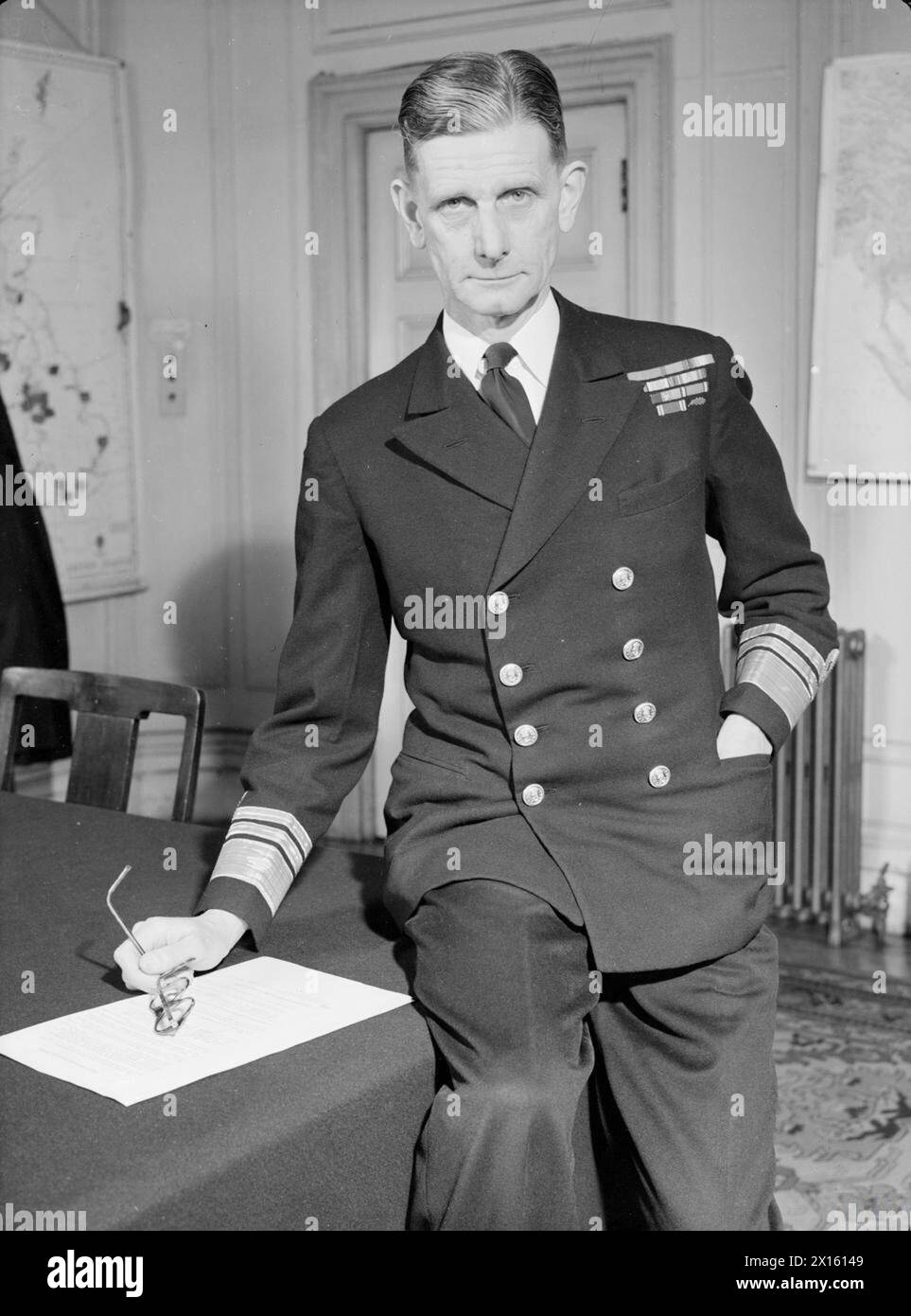 THE SECOND SEA LORD. 8 MAY 1945, ADMIRALTY. ADMIRAL SIR ALGERNON ...