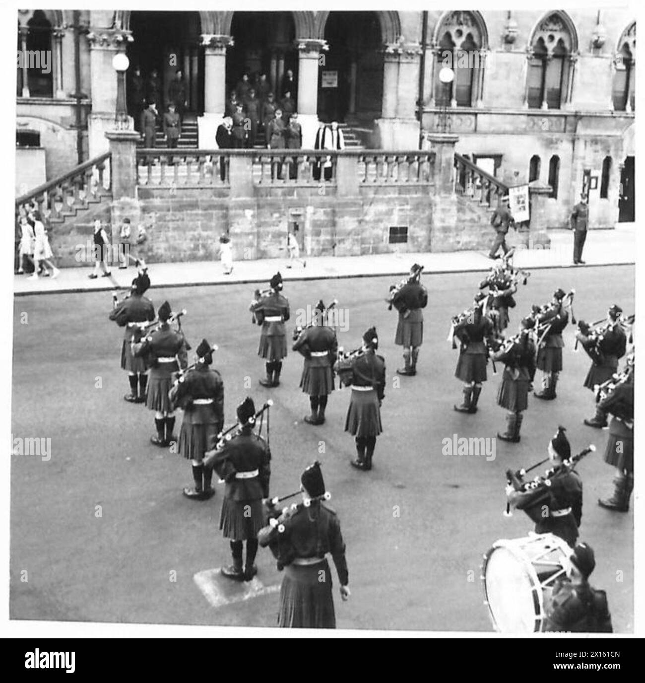CEREMONIAL CHURCH PARADE - Lt.Gen. H.C. Loyd takes the salute from the ...