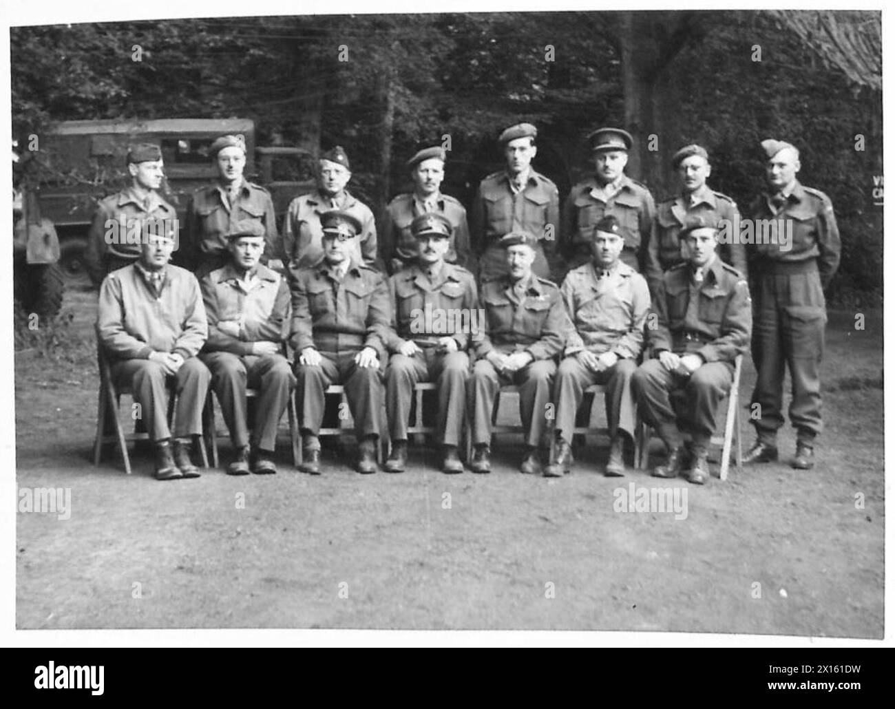 21ST ARMY GROUP OFFICERS - Major General C.M.F. White, CBE.,DSO ...