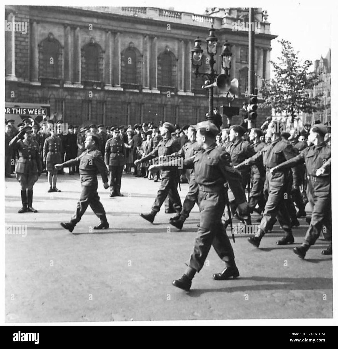 BELFAST AREA CHURCH PARADE - Royal Army Service Corps personnel march ...