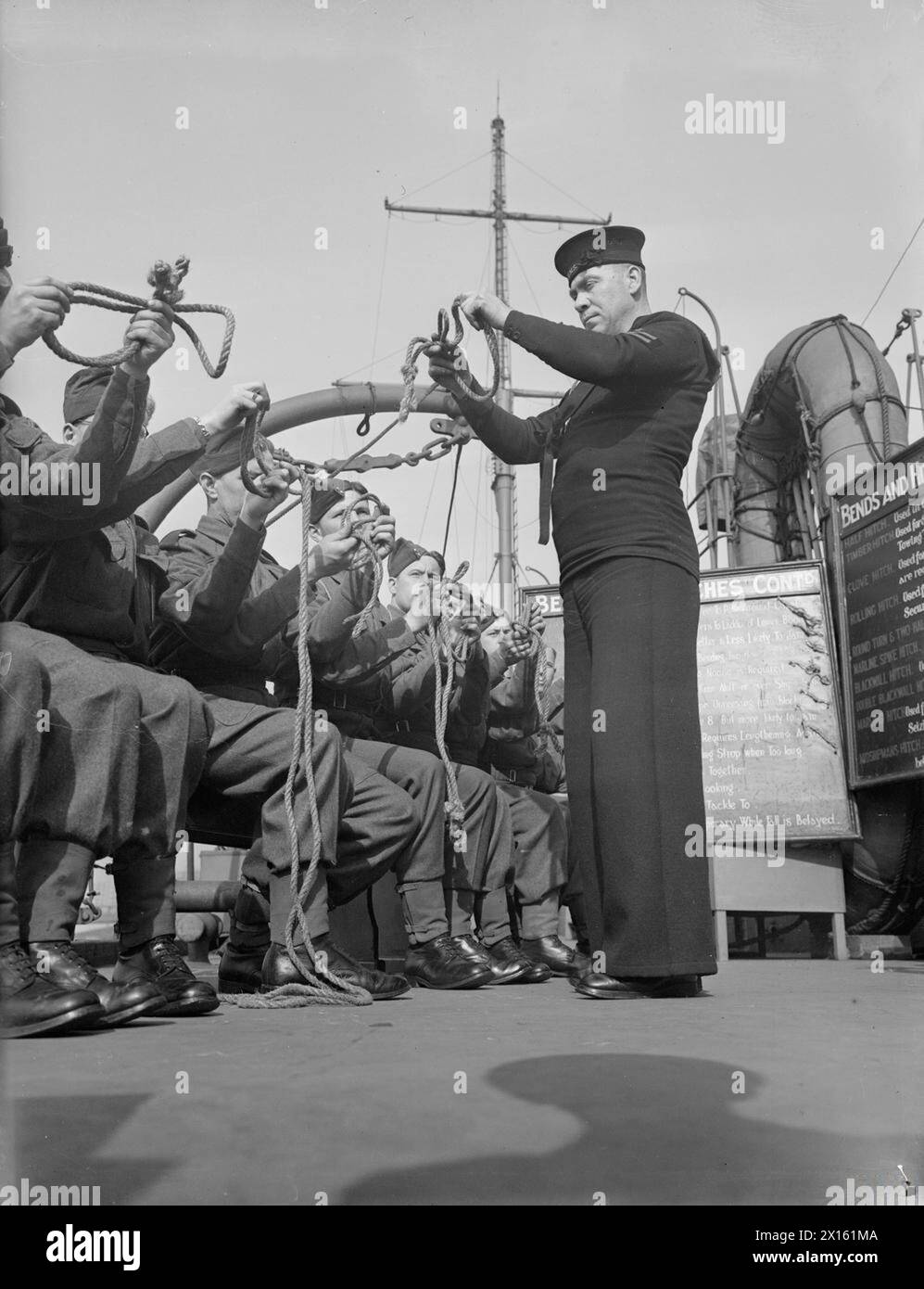 On 21 May 1943 at HMS President, members of the Maritime Royal ...