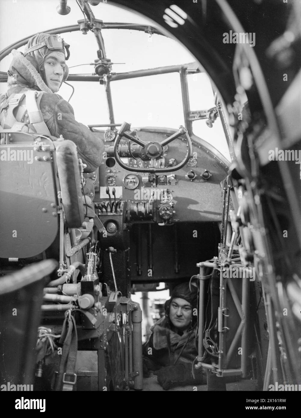 ROYAL AIR FORCE BOMBER COMMAND, 1939-1941. - Interior view of the ...