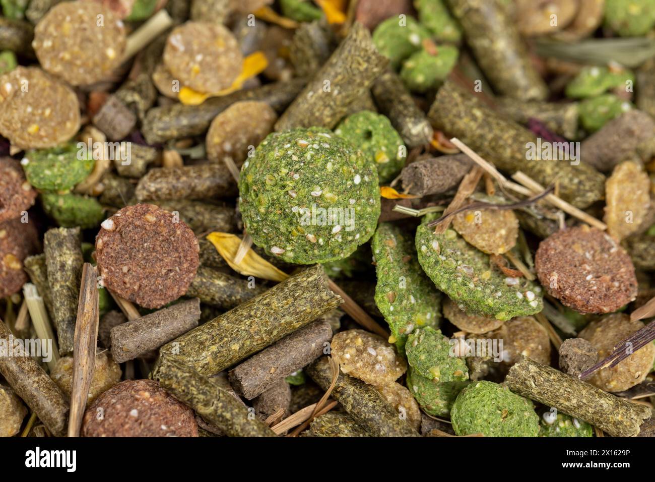 mixed cereals, grass, grain, corn for animals, combined pet food for ...