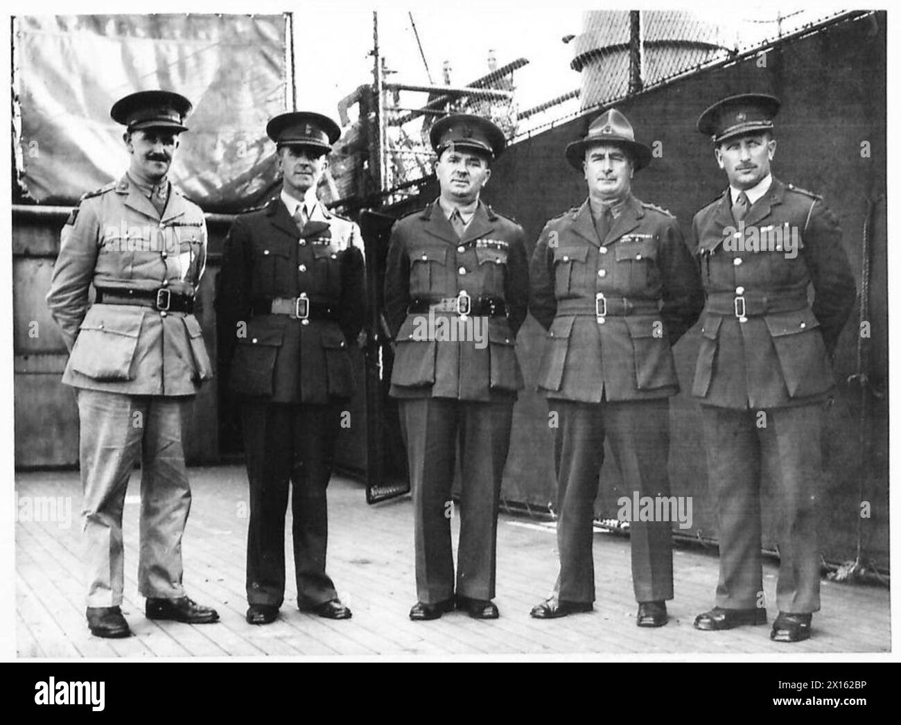 Officers of the 2nd New Zealand Expeditionary Force, including ...