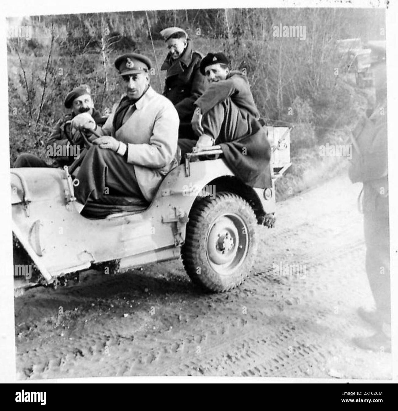 Lieutenant General C.W. Allfrey and Major-General D. 'Pasha' Russell ...