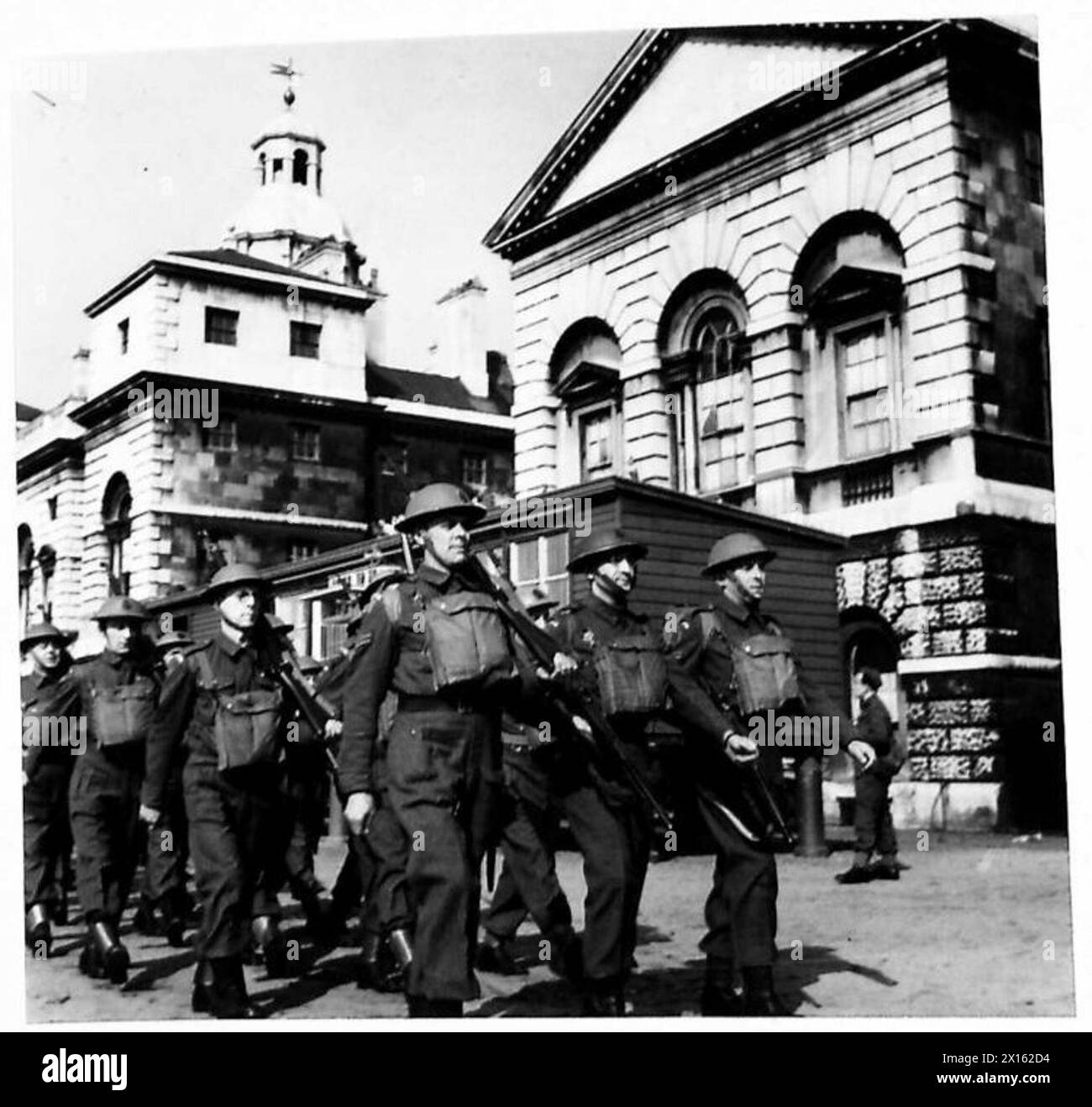 WAR OFFICE HOME GUARD - Men on parade British Army Stock Photo - Alamy