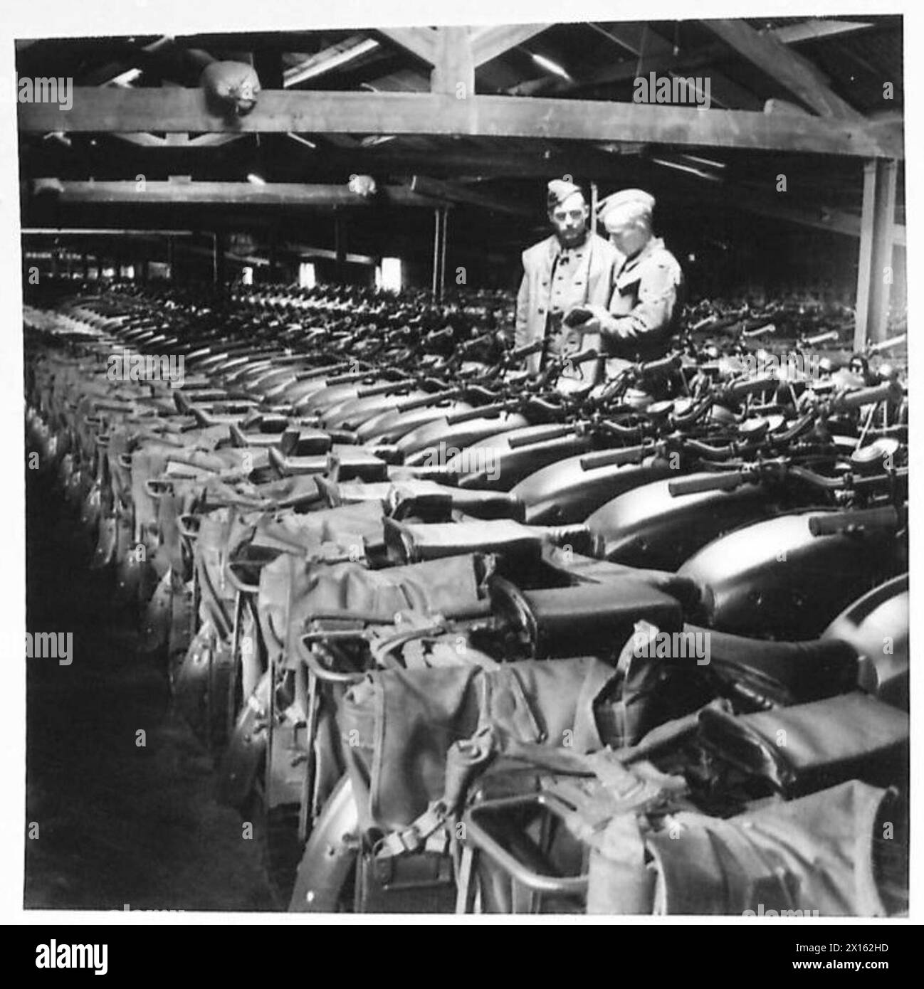 BRITISH EQUIPMENT FOR THE SECOND FRONT - Stored in large outbuildings ... BRITISH EQUIPMENT FOR THE SECOND FRONT - Stored in large outbuildings ...